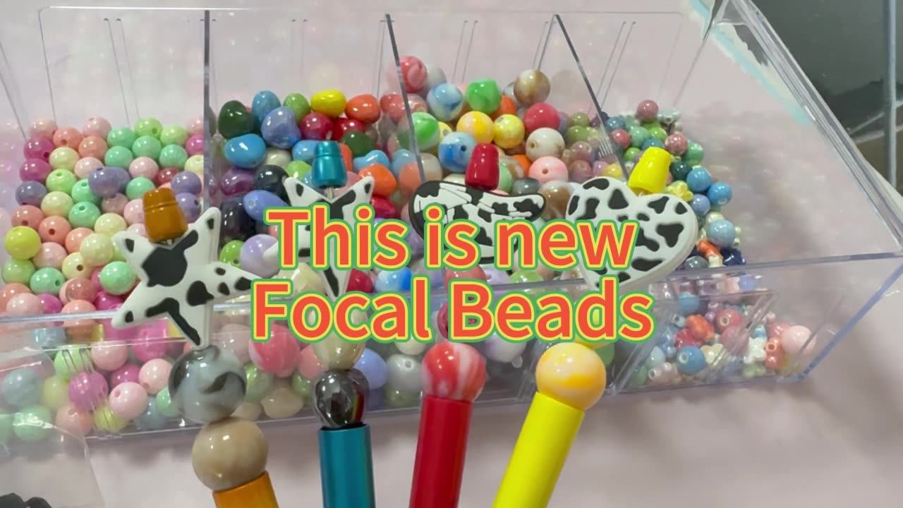Custom Silicone Personalized Focal Beads Custom Pen Charms Designer ...