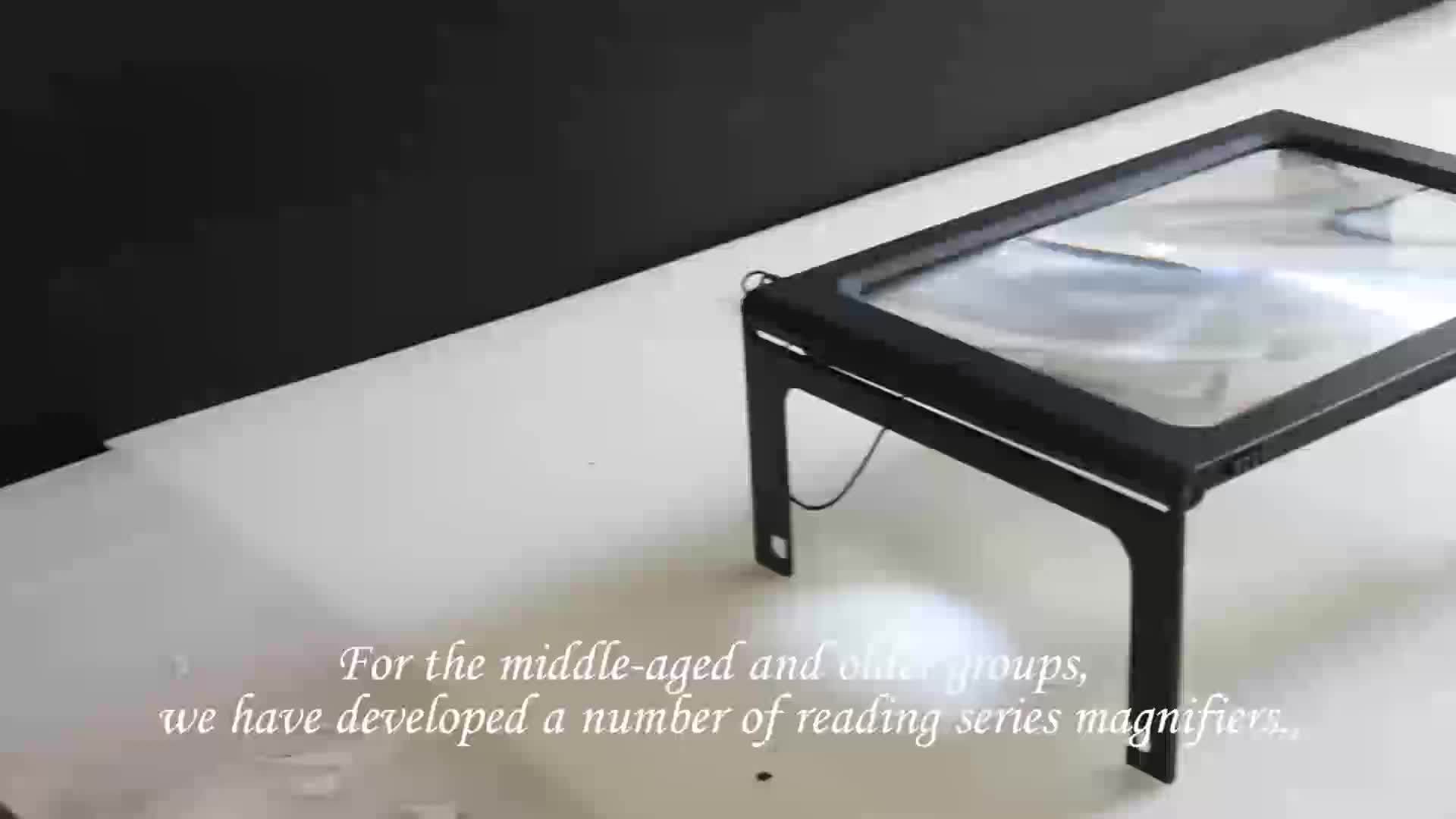 2020 A4 Full Page Magnifier 5x Hands Free Sheet 3x Magnifying Lens ...