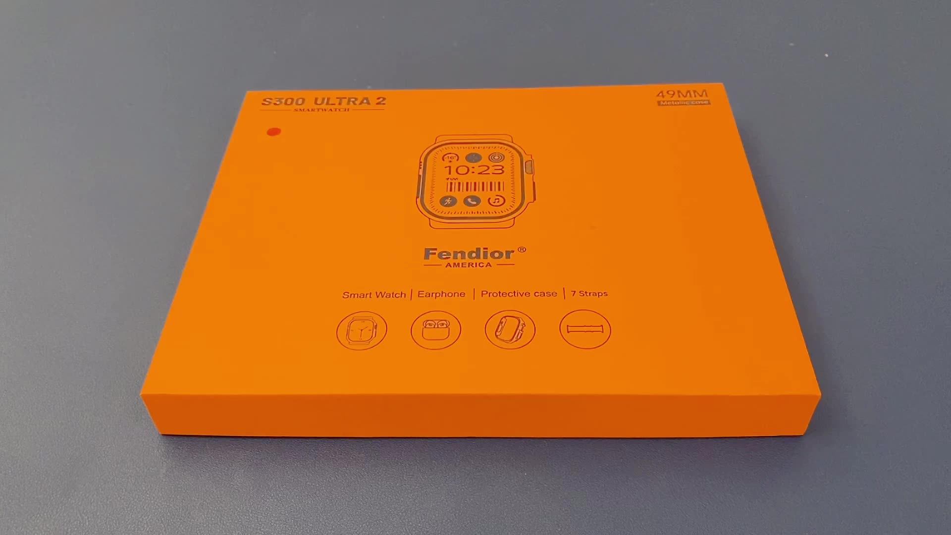 2023 New S300 Ultra 7 In 3 Smart Watch S100 Ultra 7 In 1 Straps Serie 9 ...