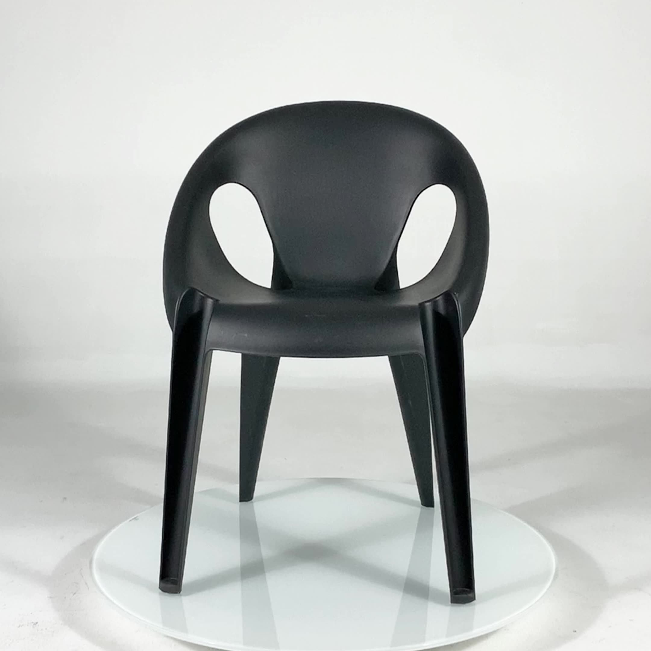 Modern Plastic Stool With Padded Backrest Family Leisure Outdoor Chairs ...