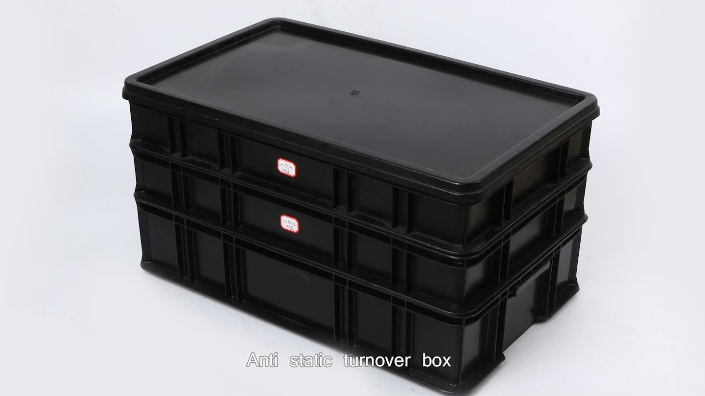 Conductive Cleanroom Esd Plastic Packaging Clamshell Esd Tote Eco ...