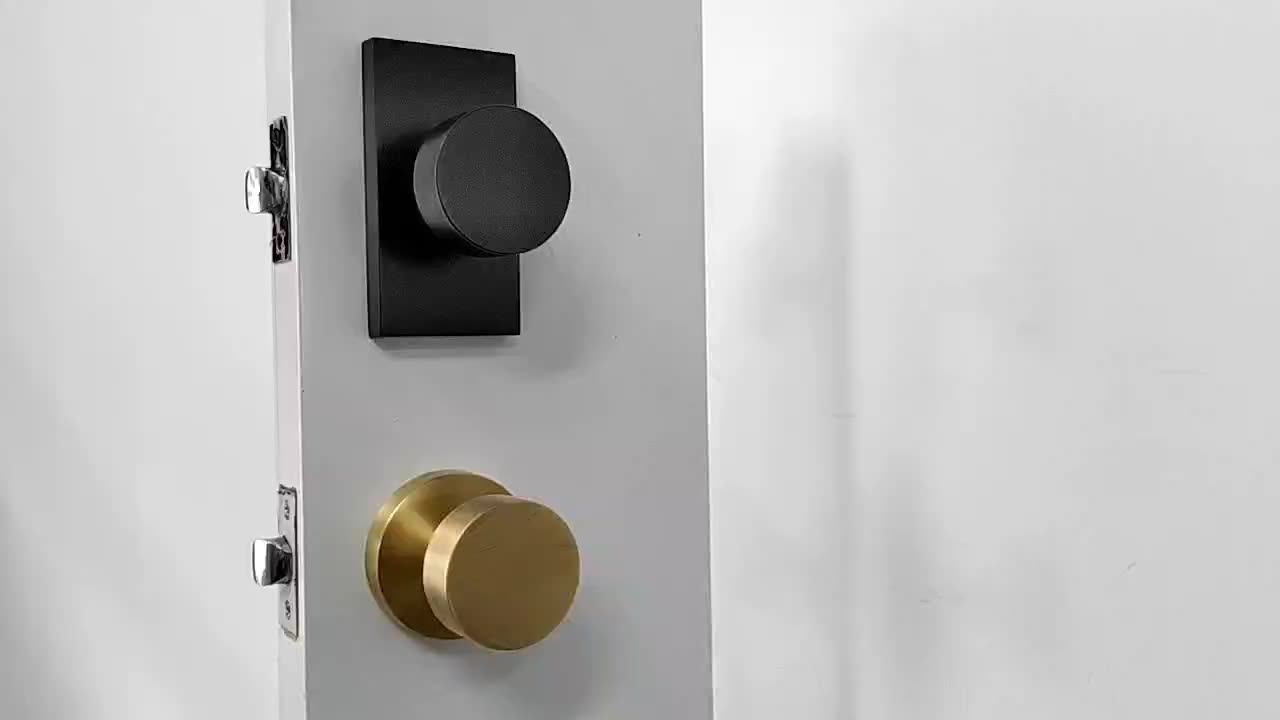 Hot Sale Modern Bedroom Privacy Interior Door Knob Round Door Handles ...