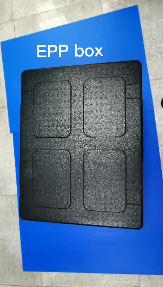High Capacity Expanded Polypropylene Insulated Container Black Epp Foam ...