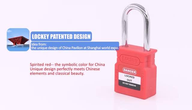 Security 38mm Shackle Pad Locks Loto Abs Brady Lockout Devices Safety ...