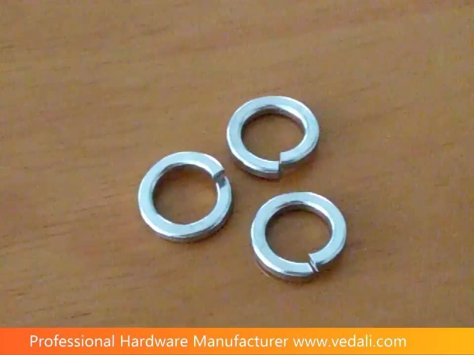 Stainless Steel Spring Lock Washers M8 Standard Din 127 A / B For Bolts ...