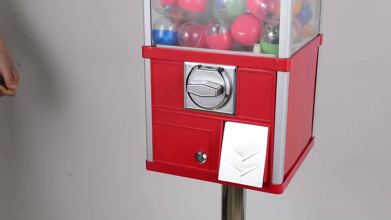 China Classic 30" In Height Coin Operated Bulk Candy Dispenser Gumball ...