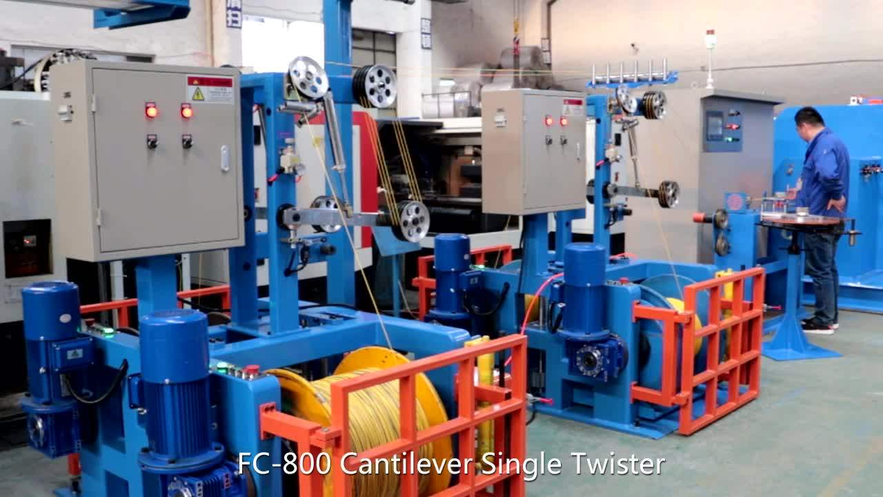 1000 Cantilever Single Twister Machine Core Wire Bunched Wires Cable ...