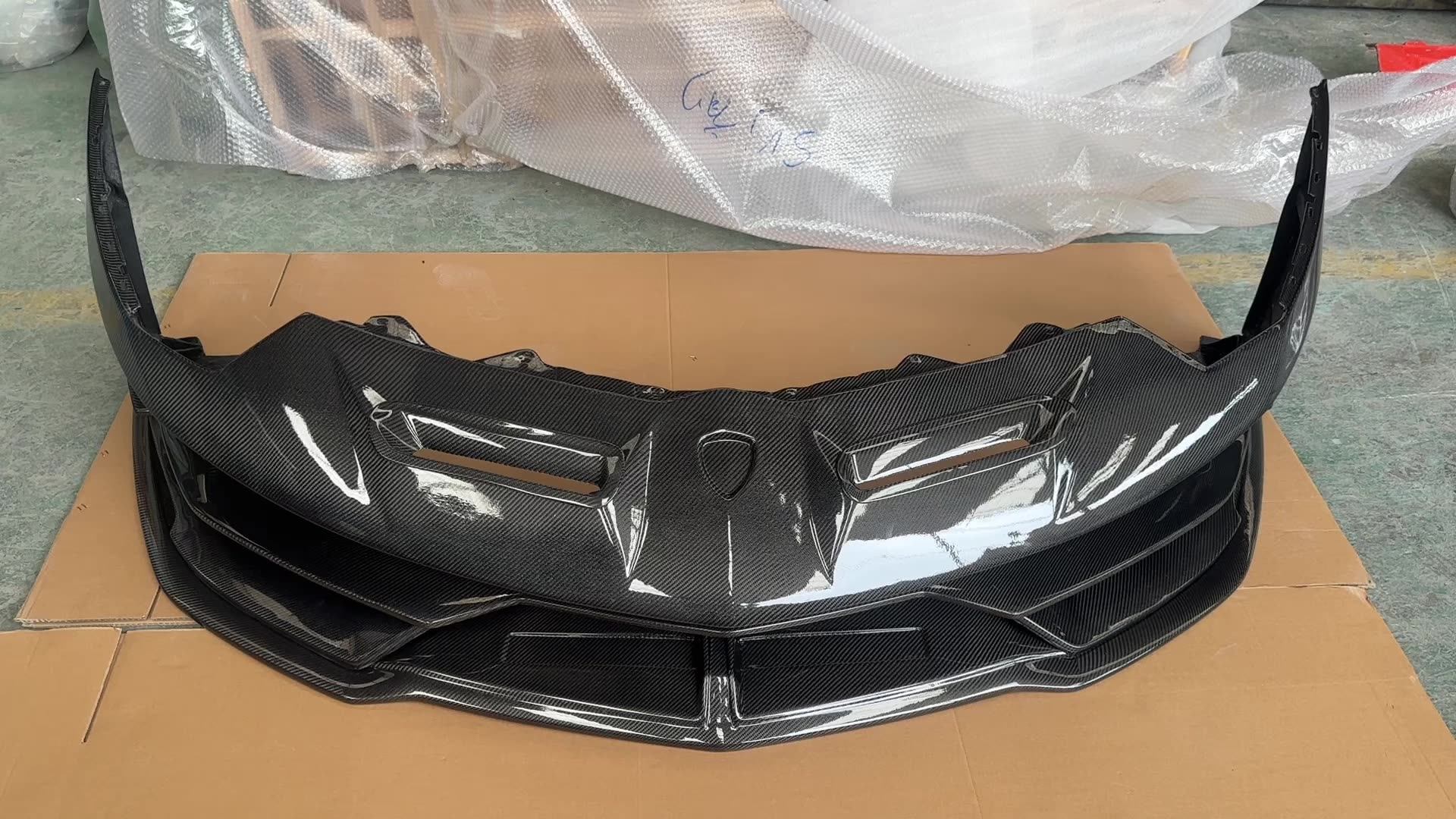 Front Bumper For Lamborghini Aventador Svj Body Kit Front Bumper Lip ...