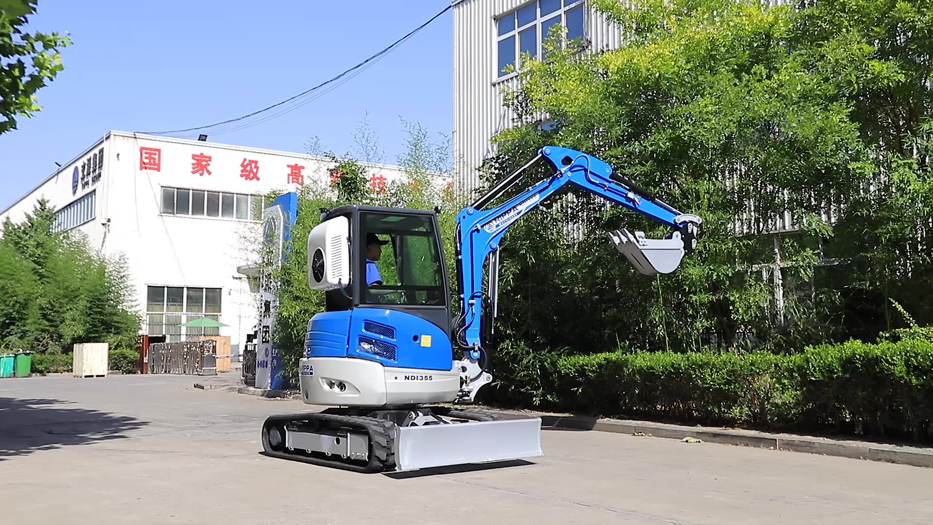 3.5 Ton Mini Excavator Machine Kubota Engine Small Digger Cheap Mini ...