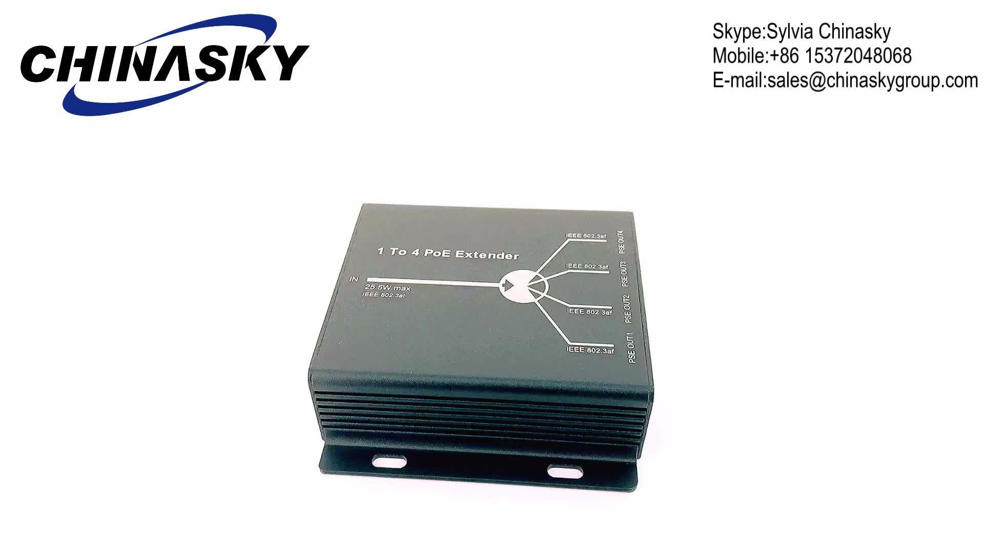 4 Port Cctv 10/100mbps 48v Ieee802.3af/at 120m Veracity Outreach Max ...