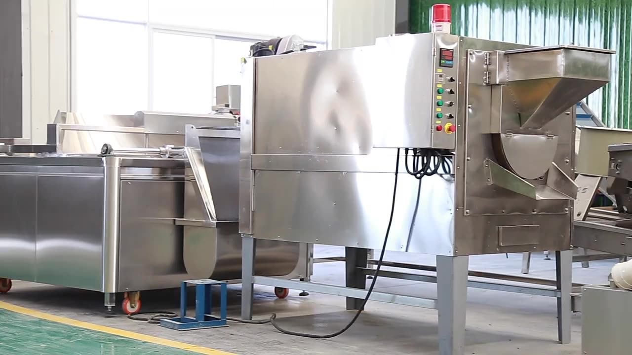 Small Scale Electric Batch Green Tea Fox Nuts Roaster Oven Almond ...