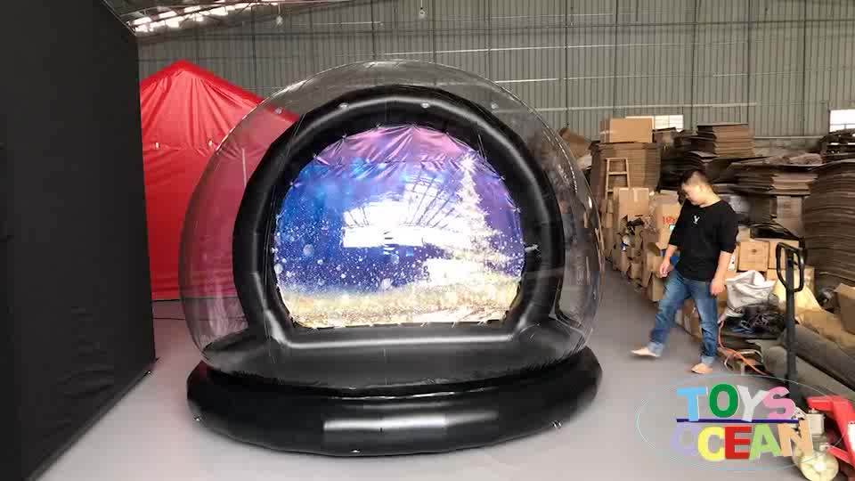 Life Size Inflatable Christmas Snow Globe Inflatable Human Size Snow ...