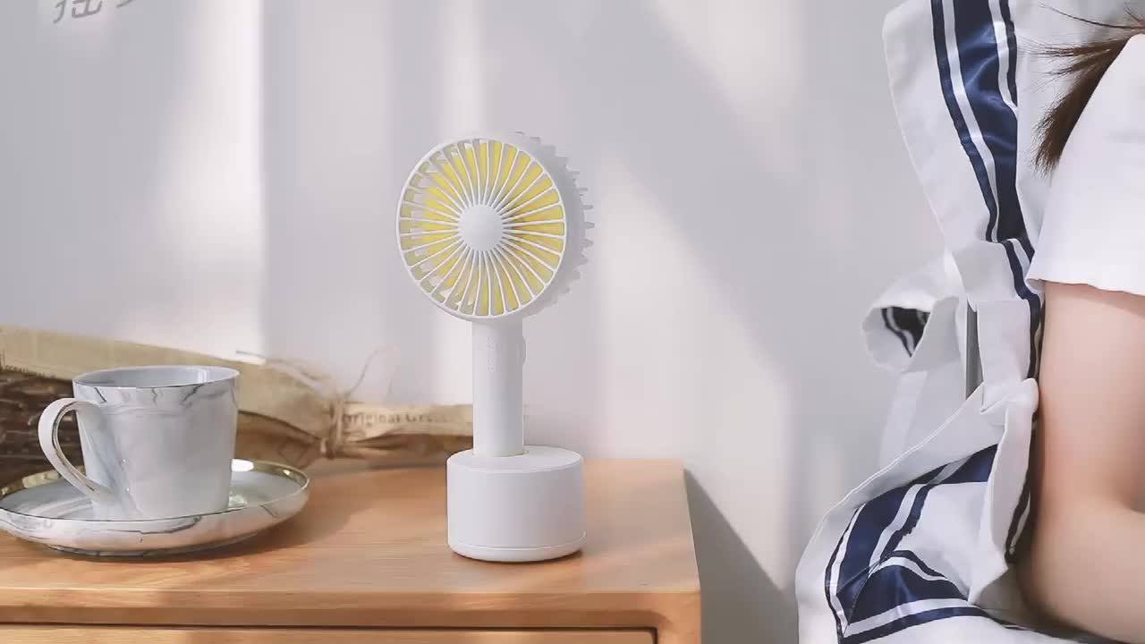 2020 Hot Selling Portable Rechargeable Mini Fan Oscillating Desk Small ...