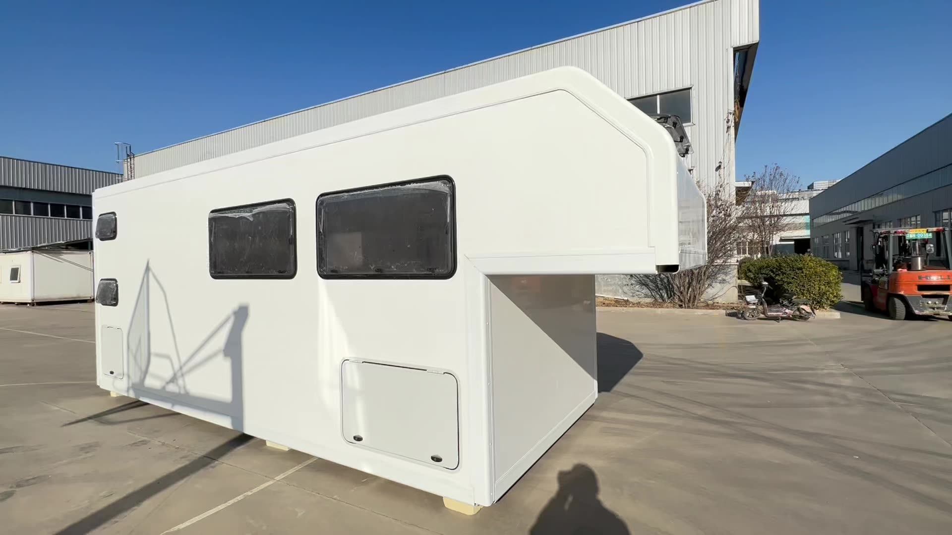 20ft Rv Trailer Alcove Truckbody With Gooseneck For Expedition ...