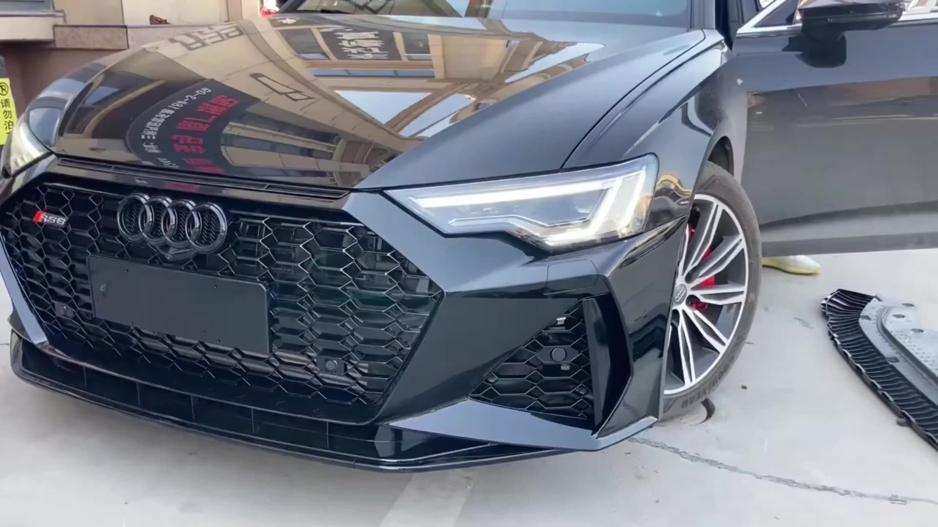 2019-2022 Wide Body Kit For Allroad Audi A6 C8 Upgrade To Rs6 Body Kit ...