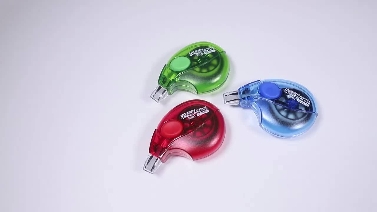 School Green Colored Correction Tape 6m Plastic Student Correction ...