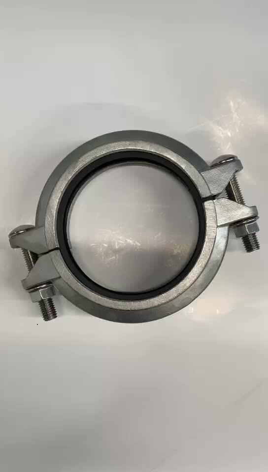 316 Dn65 Stainless Steel Grooved Coupling With 304 Bolts And Nuts - Buy ...