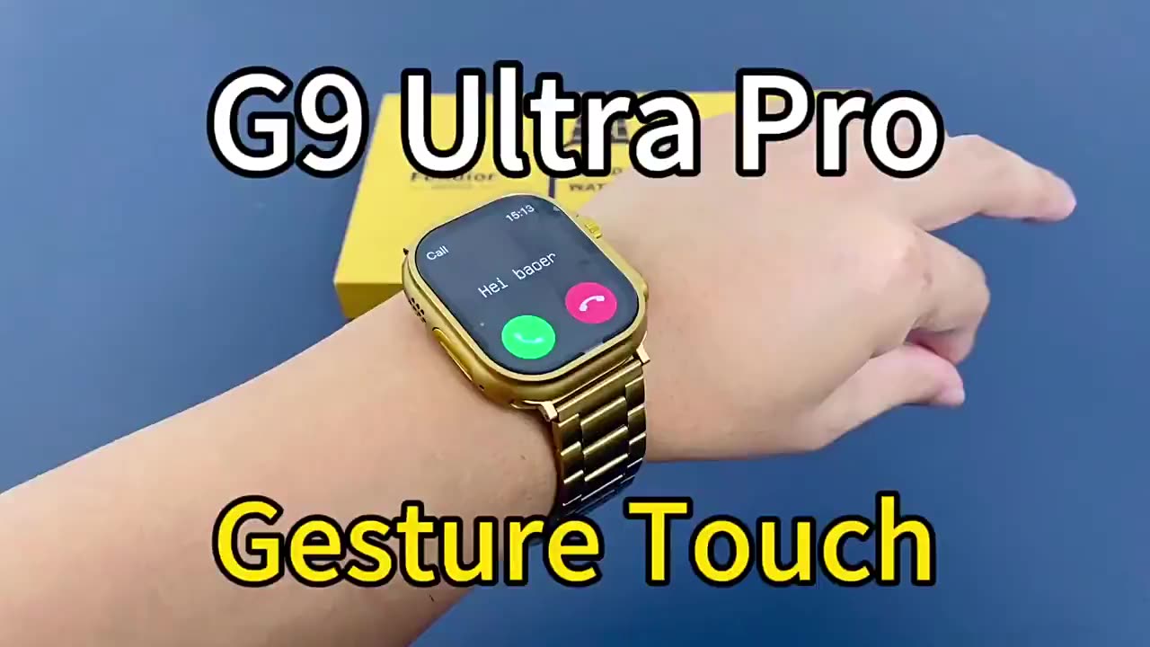 2023 New G9 Ultra Smart Watch Gold Heart Rate Sports Fitness Men Women Reloj Smart Watch G9 ...