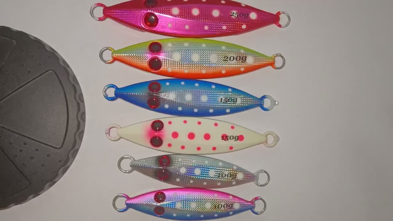 Hunthouse Ocean Slow Jig 100g 150g 200g 250g Heavyweight Metal Luminous ...