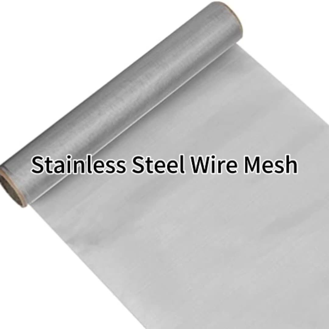 304 Stainless Steel Woven Wire Mesh 80 100 120 150 200 300 Mesh Filter ...