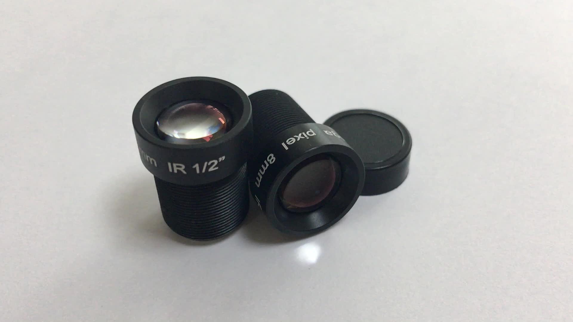 8mm 1/2" Format F2.0 3mp 8.0mm M12 Cctv Board Lens - Buy 1/2" Focla ...
