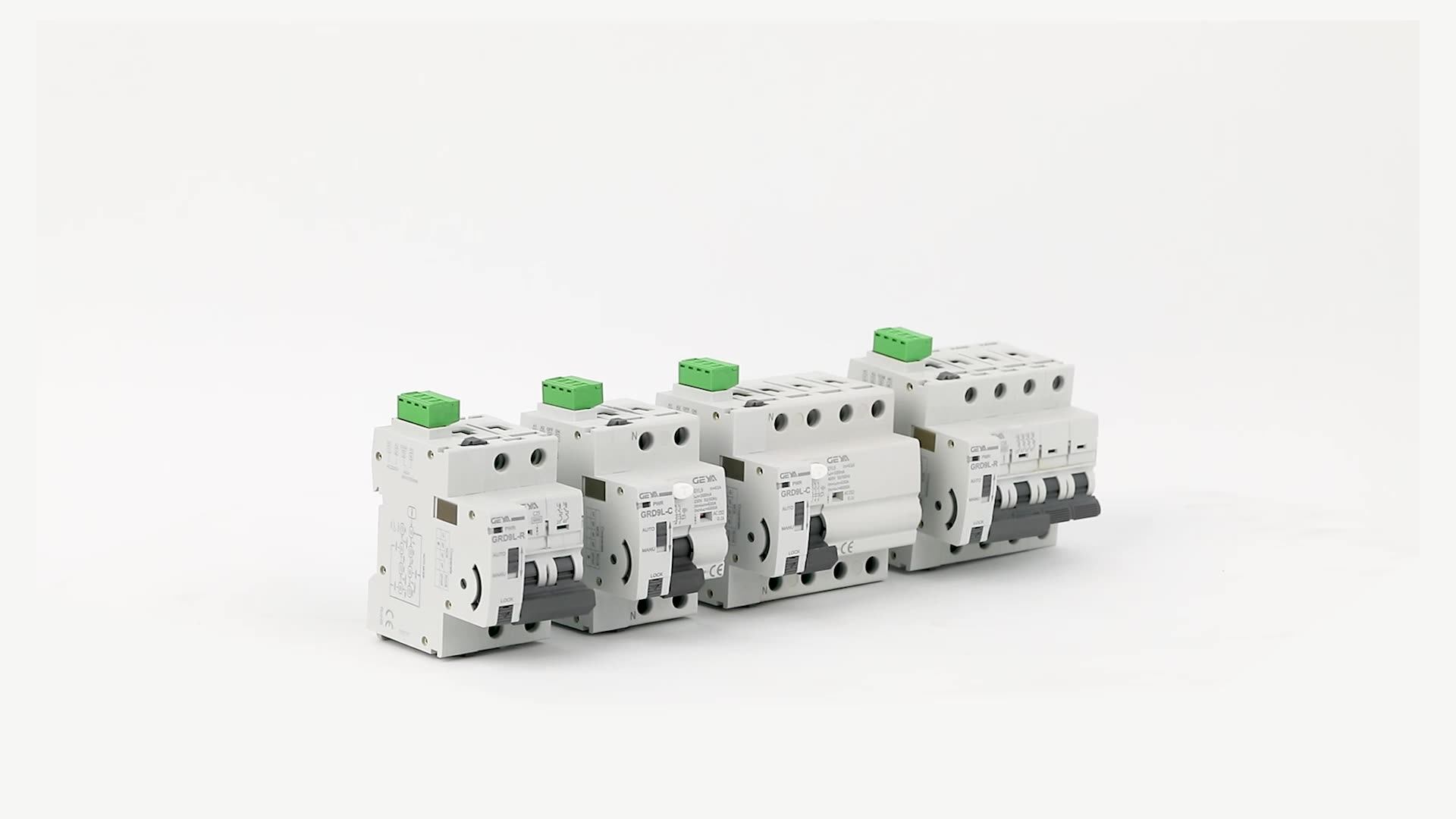 Geya Din Rail 10ka Mcb With Remote Control Function Auto Reset ...