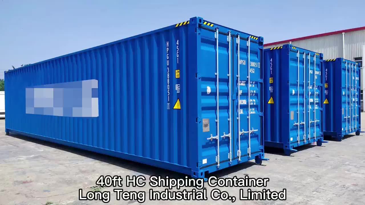 Brand New 40 Foot 40ft High Cube 40hc Dry Cargo Empty Shipping ...