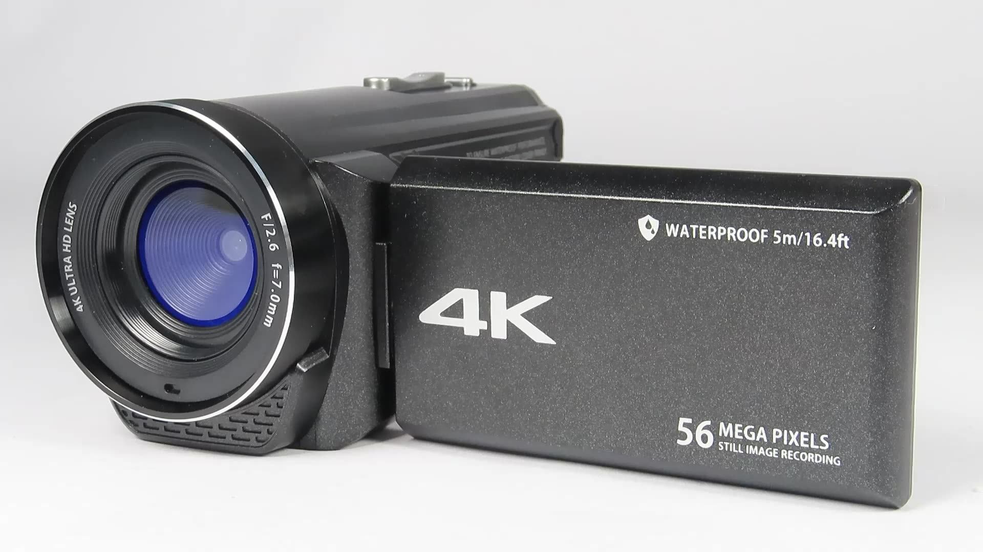 18x Digital Zoom Underwater 4k Uhd 56mp 30fps Vlogging Camera Camcorder ...