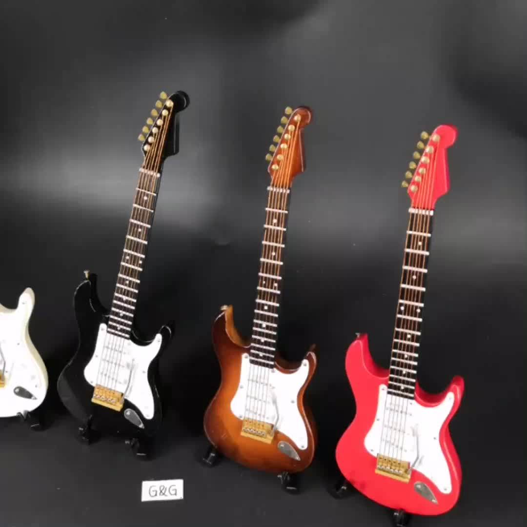 Children Toy Electric Guitar Miniature Toy Guitar Wooden Toy Guitar ...