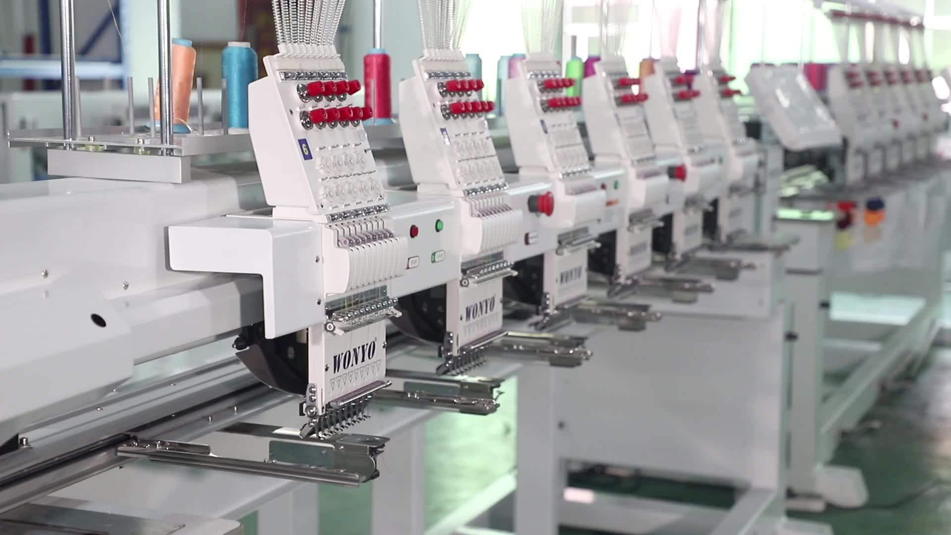 6 Head Computerized Feiya Embroidery Machine Price For Cap T Shirt Hat ...