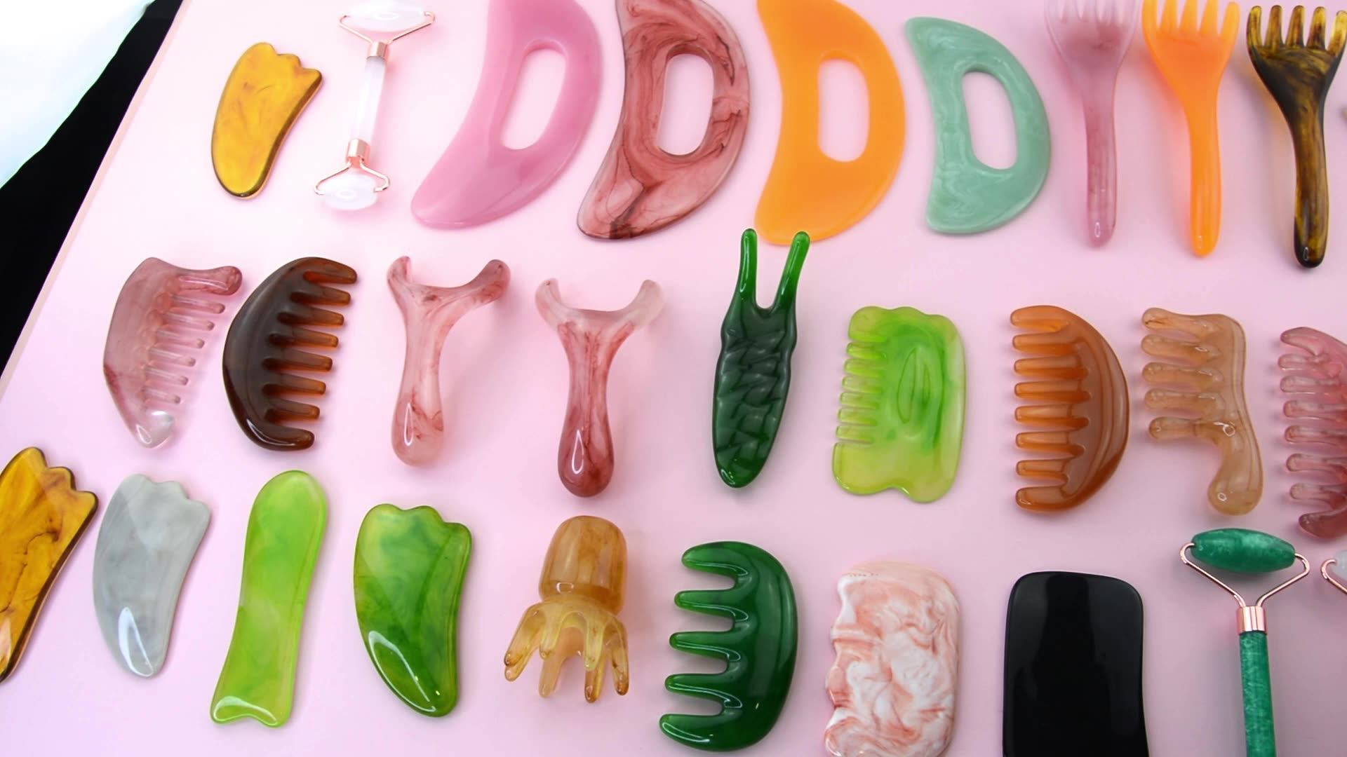 Hand Held Gua Sha Lymphatic Drainage Massager Body Shaping Resin Gua ...