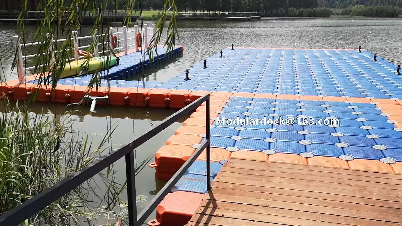 Plastic Pontoon Water Sports Floating Platform - Buy Inflatable Water ...