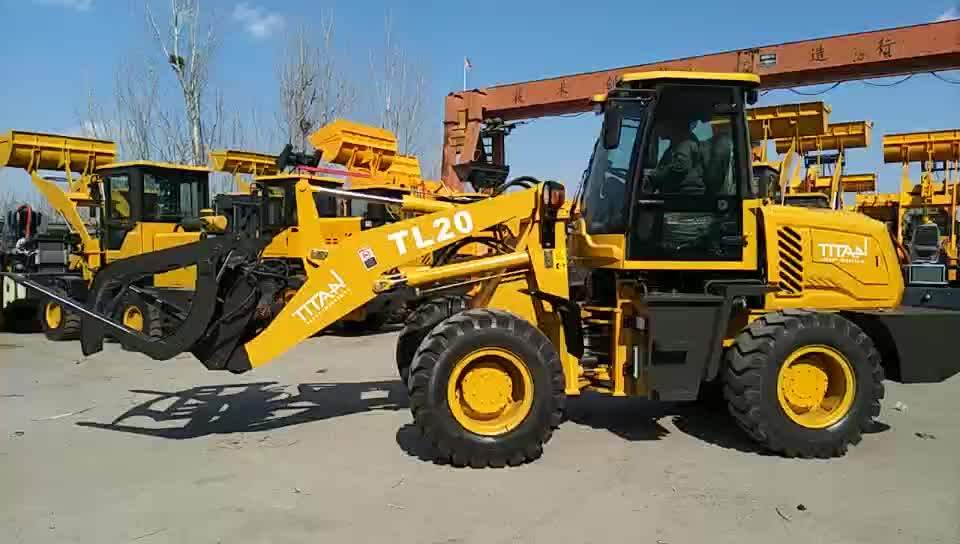 China Brand Zl20 2.0 Ton Compact Articulated Hydraulic Front End Wheel ...