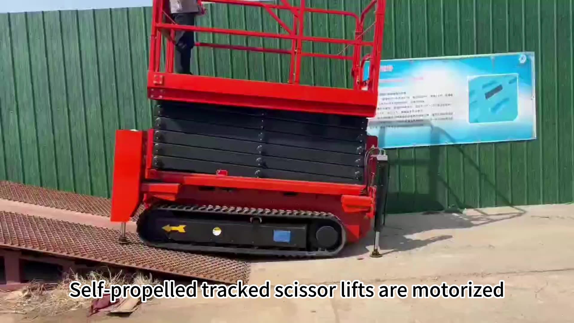 Double Scissor Lifting Height Heavy Duty Design High Reliability ...