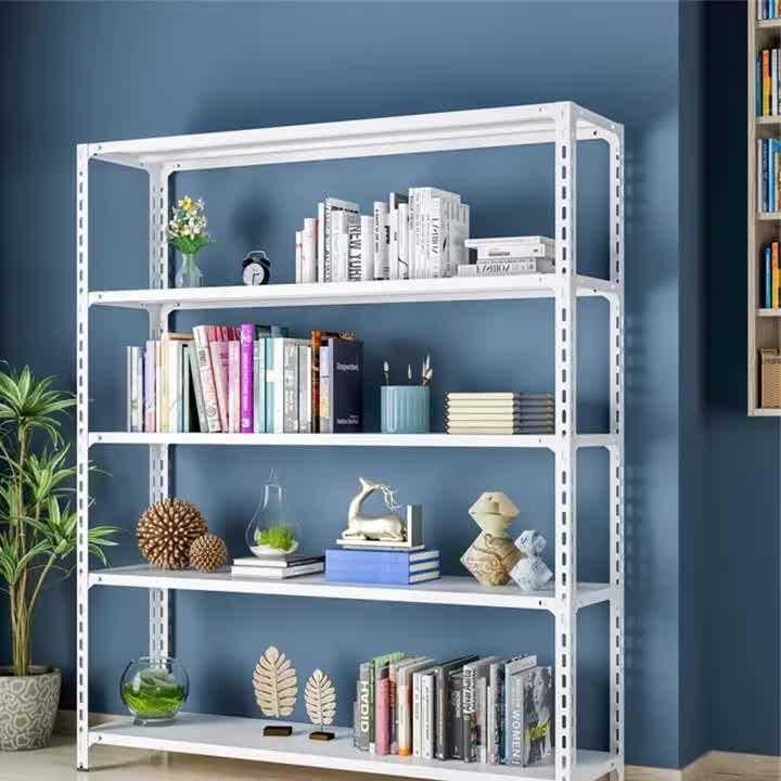 White Shelf Household Warehouse Storage Display Racks Iron Shelves ...