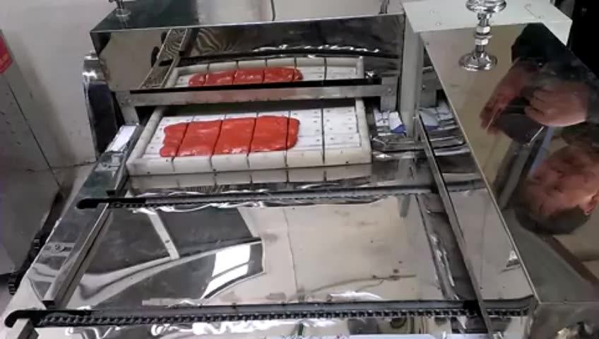 Chewing Gum Jelly Candy Cube Cutting Machine/caramel Nougat Cutter ...