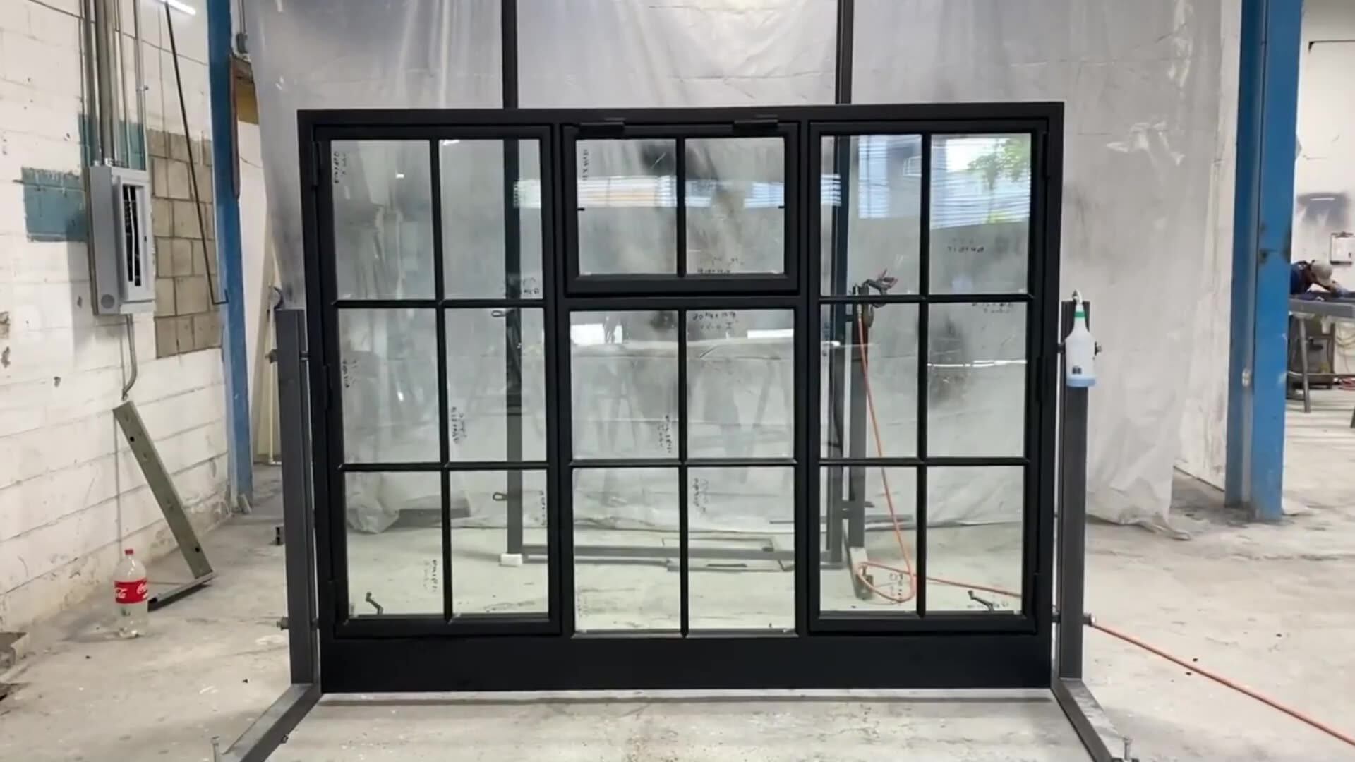 High Quality Hurricane Impact House Window Double Glazed Hand Cranked ...