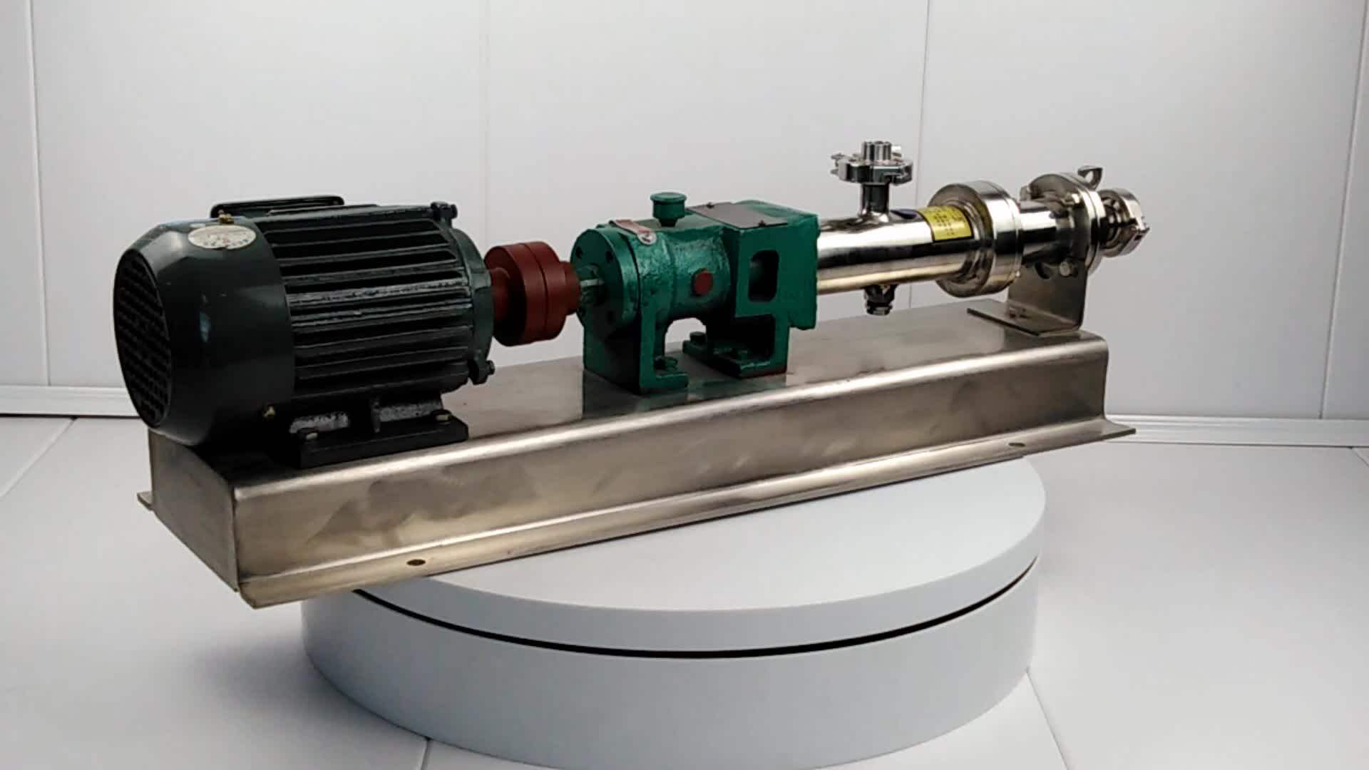Food Grade Screw Pump G Series Mono Single Screw Pump - Buy Stainless ...