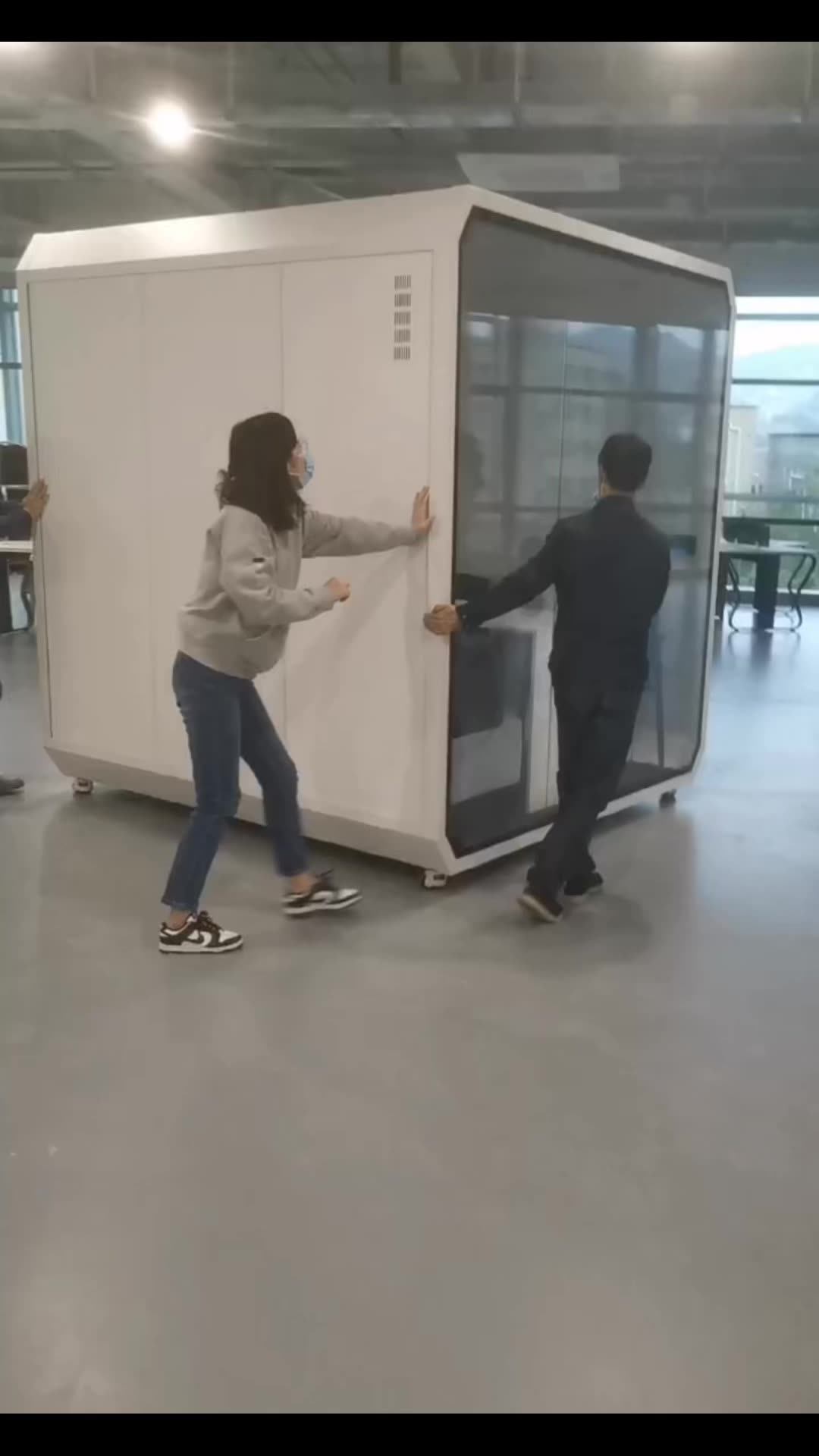 Multilayer Soundproof Meeting Booth Phone Pod Small Home Office Pods ...