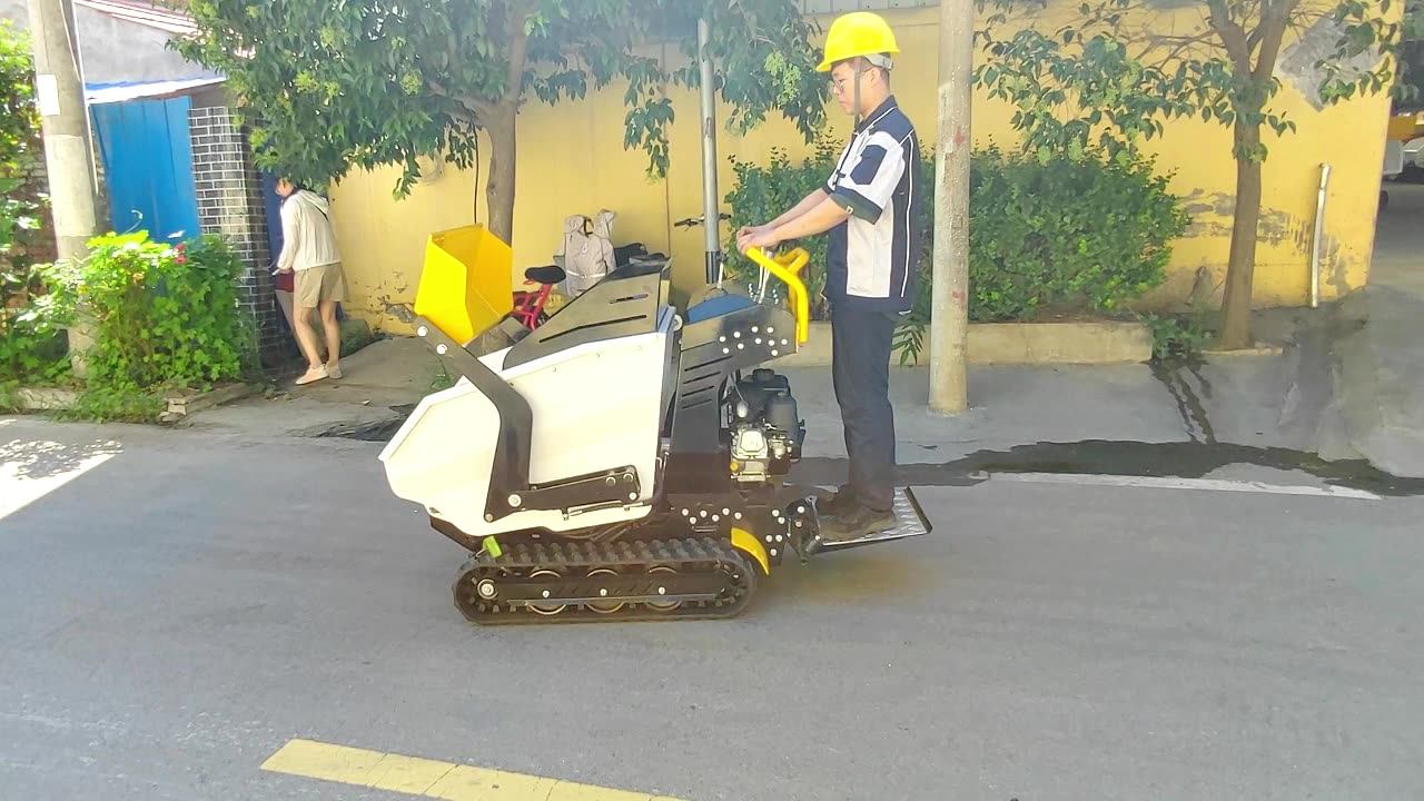 Hydraulic Tracked Gasoline Mini Dumper 800 Kg/500 Kg/1000 Kg Skip ...