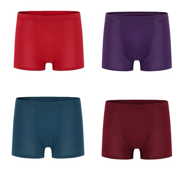 Custom Solid Polyester Fiber Breathable Comfortable Underwear Super ...