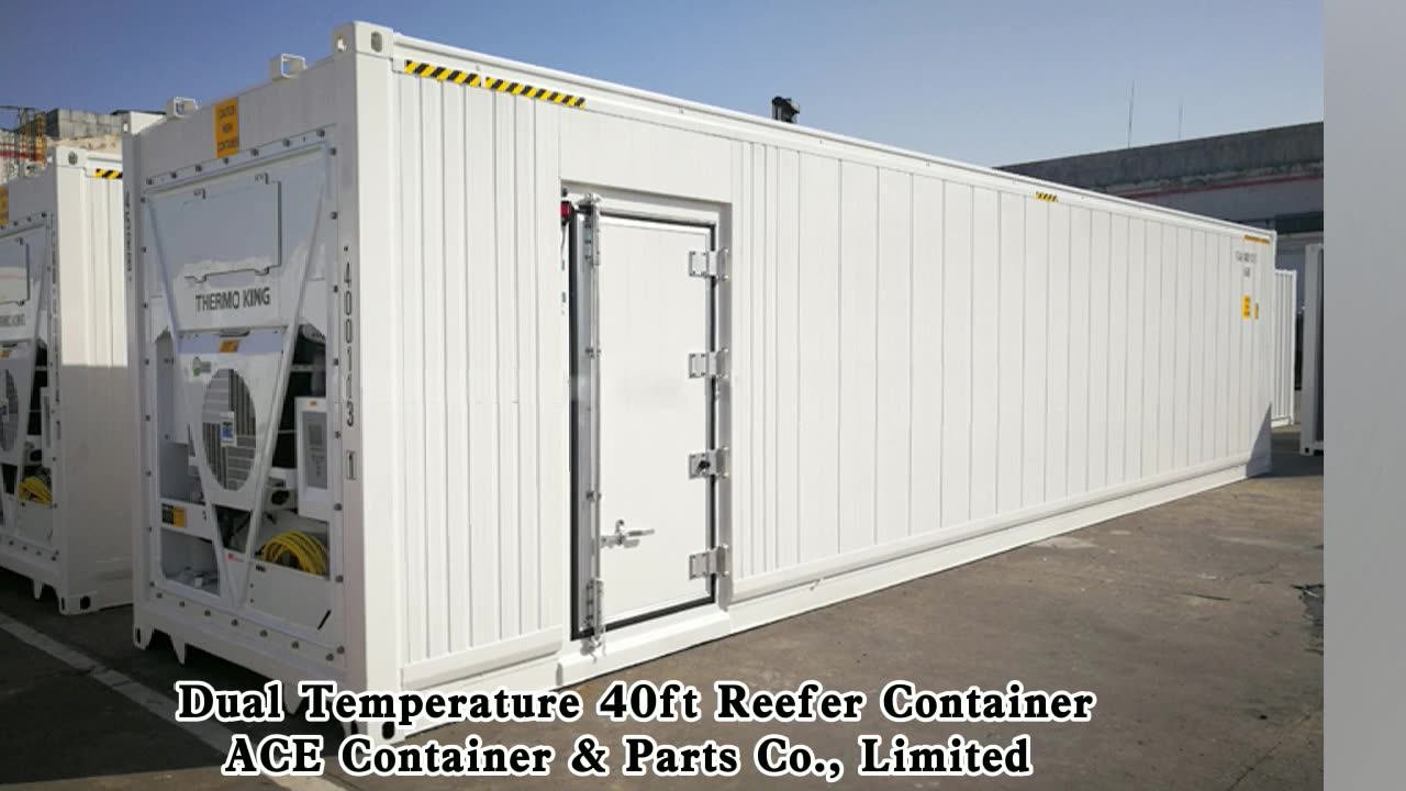 Freezer And Chiller 20ft Dual Temperature 2 Room Reefer 40ft ...