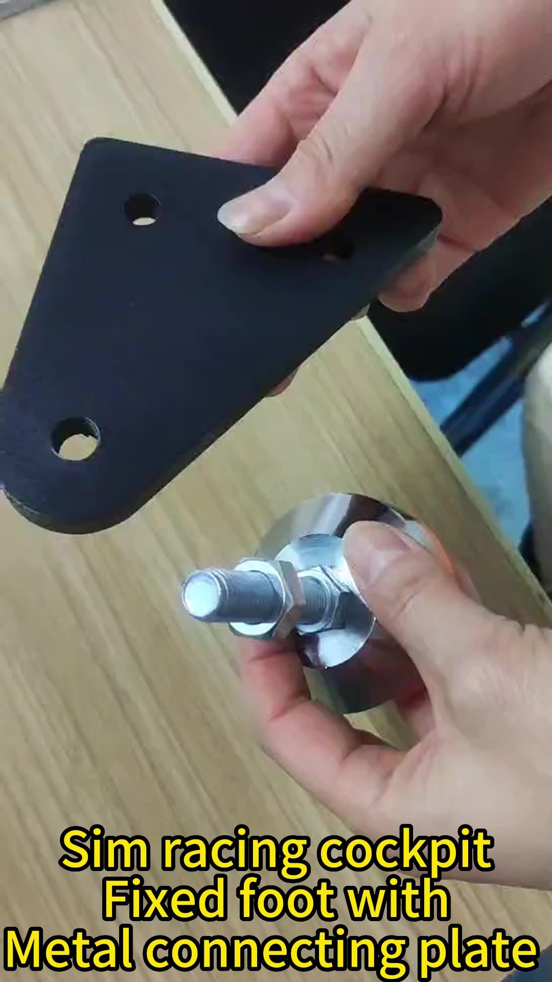 Sim Racing Cockpit Assembly Accessories Metal Connecting Plate For ...