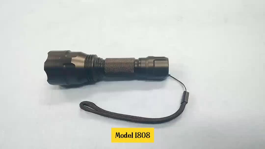 Brightest Waterproof Red Light Torch 1000 Lumens Long Range Red Hunting ...