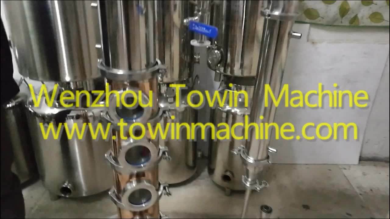 New Type Glasses Moonshine Stills With Copper Bubble Plate,Reflux Still ...