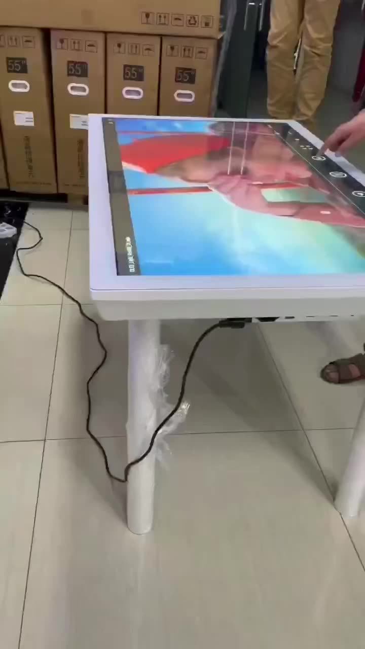 Hd Smart Waterproof Interactive Table Lcd Multi Touch Screen Table Indoor - Buy Touch Screen ...