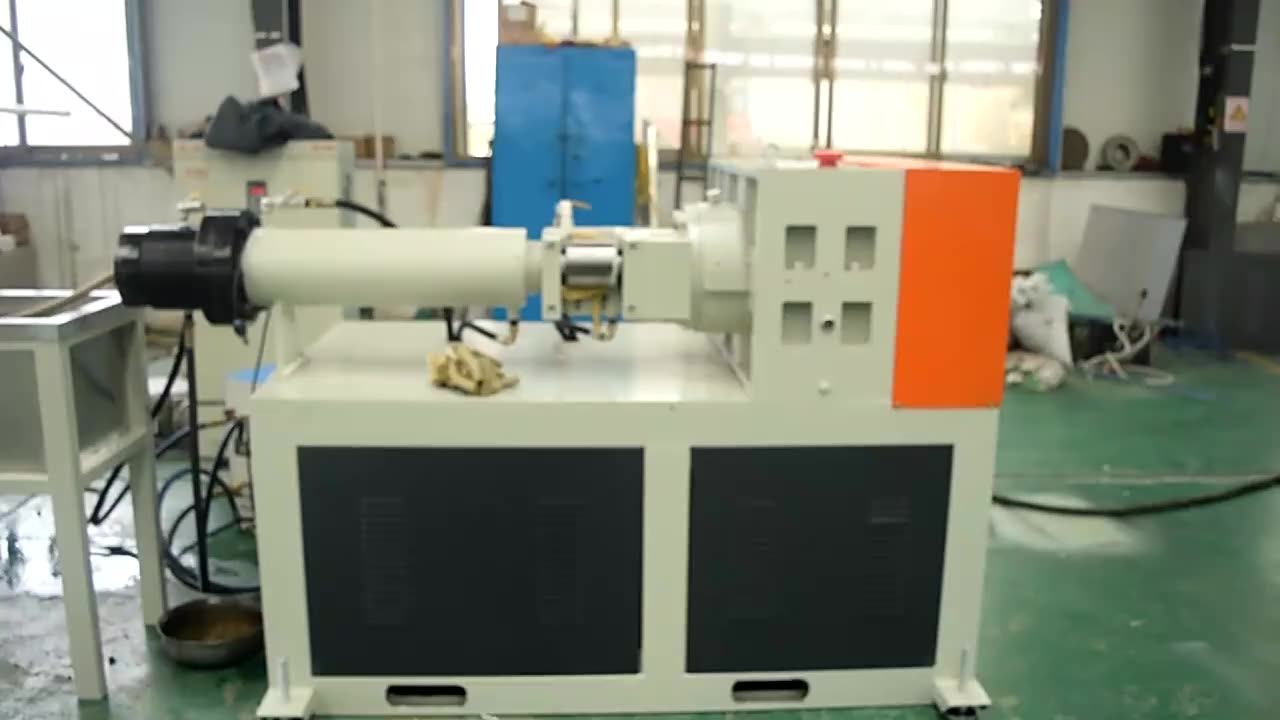Pin-barrel Single Screw Cold Feed Rubber Extruder Machine Tube Extruder ...