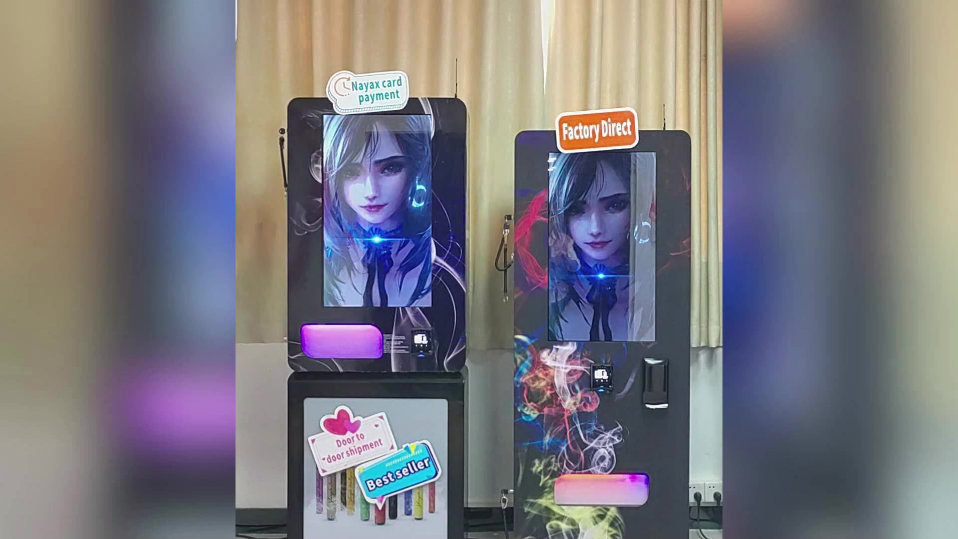 Wall-mounted Trading Card Vending Machine Compact Token Qr Code Payment ...