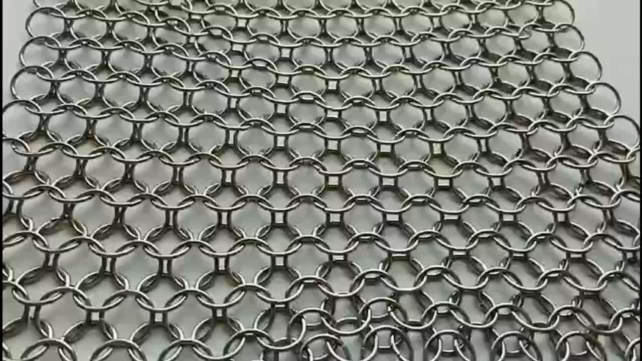 Wholesale Divider Stainless Steel Chainmail Sheet - Buy Divider Curtain ...
