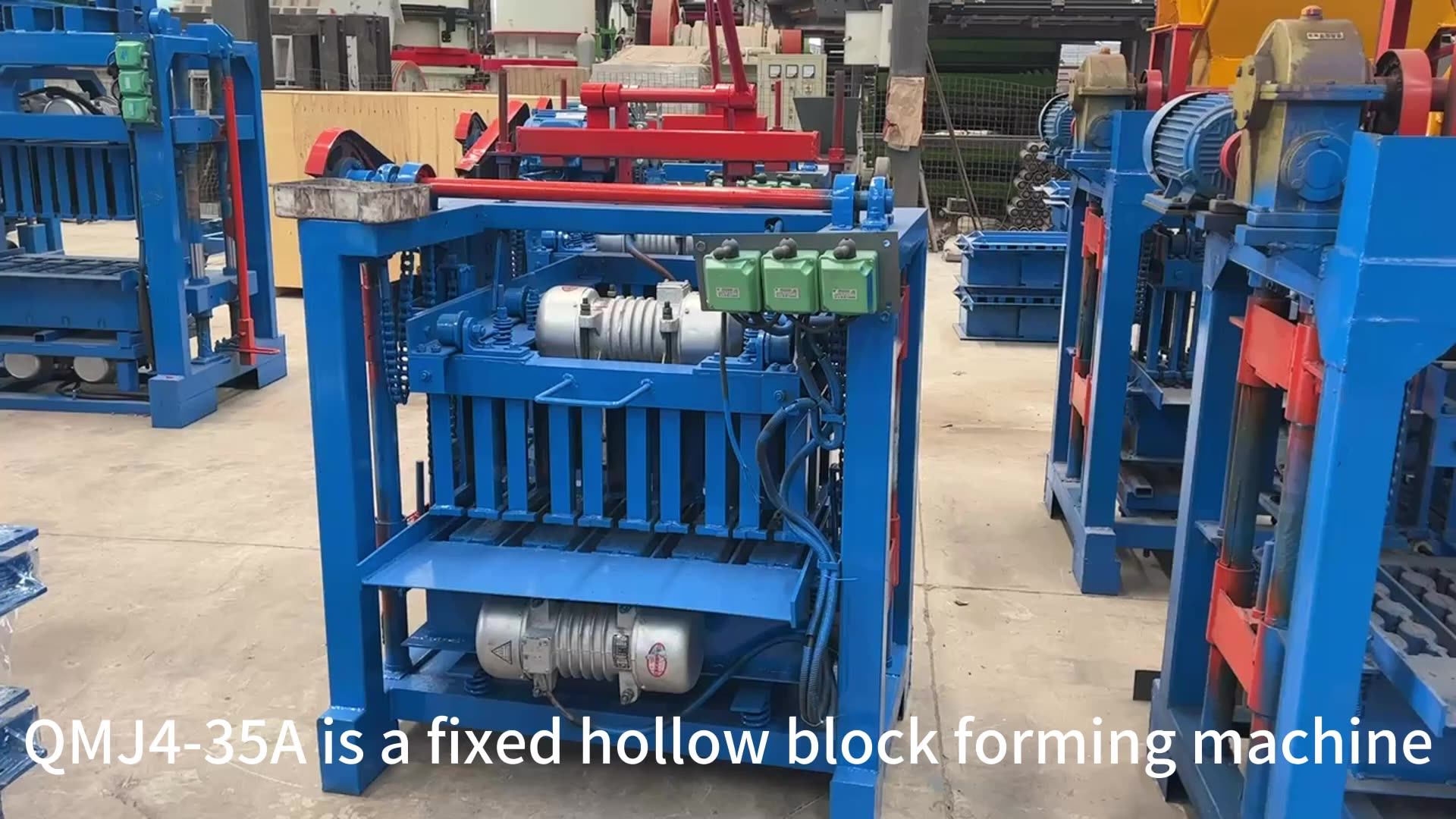 Customizable Mold Hydraulic Press Concrete Slab Brick Making Machine ...